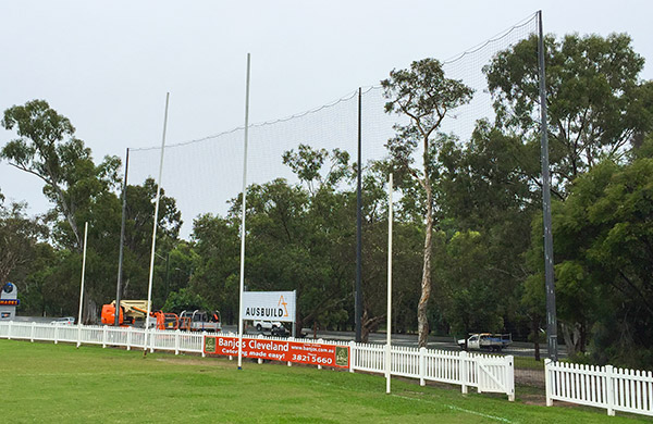 Soccer Goal and Football Barrier Netting Installation in Australia